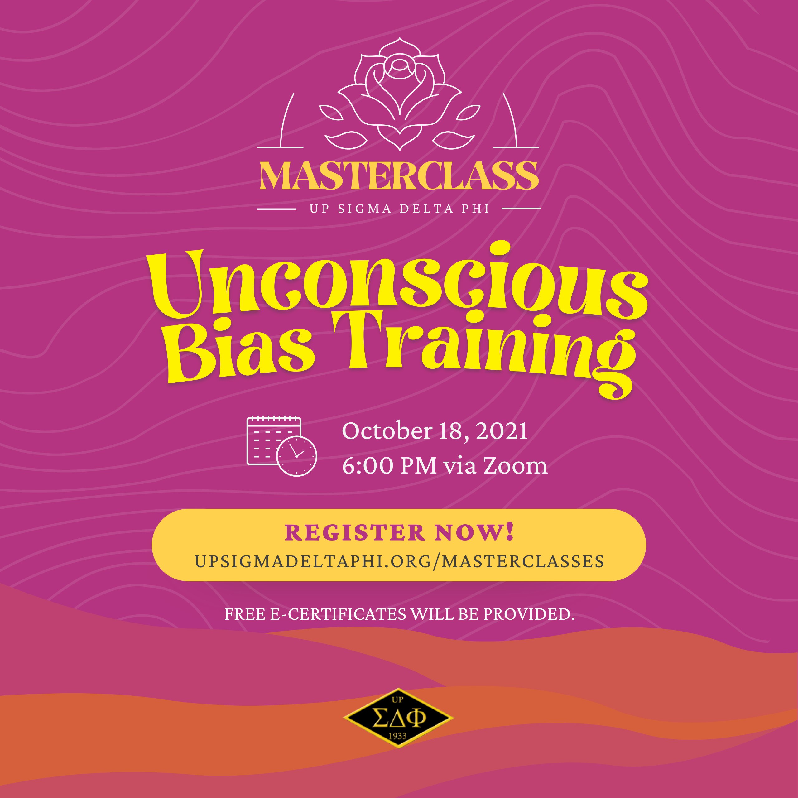 Masterclasses UP Sigma Delta Phi
